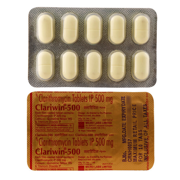 RITEMED Clarithromycin 500mg Film-Coated Tablet 50's price in the ...